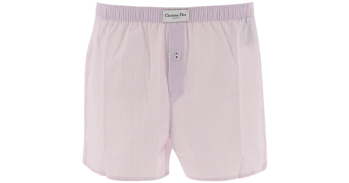 Dior "Christian Couture" Boxer Shorts in Pink for Men | Lyst