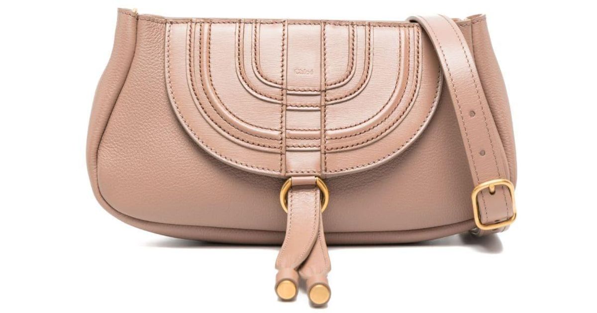 Chloé Marcie Leather Shoulder Bag in Pink for Men | Lyst