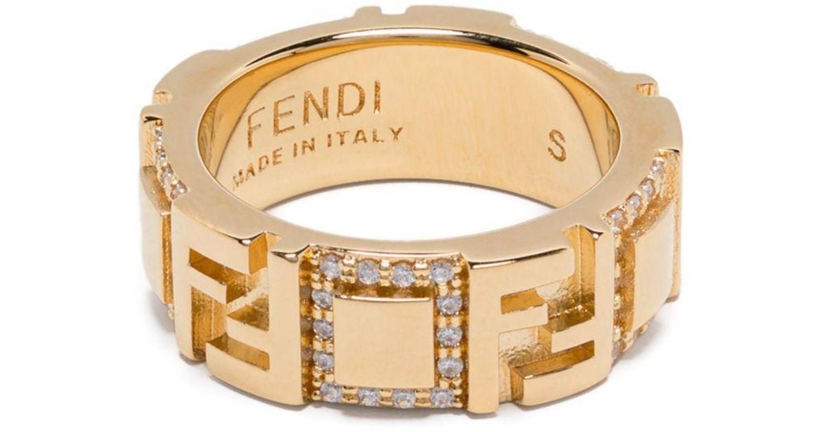 Fendi Forever Ring in Metallic | Lyst