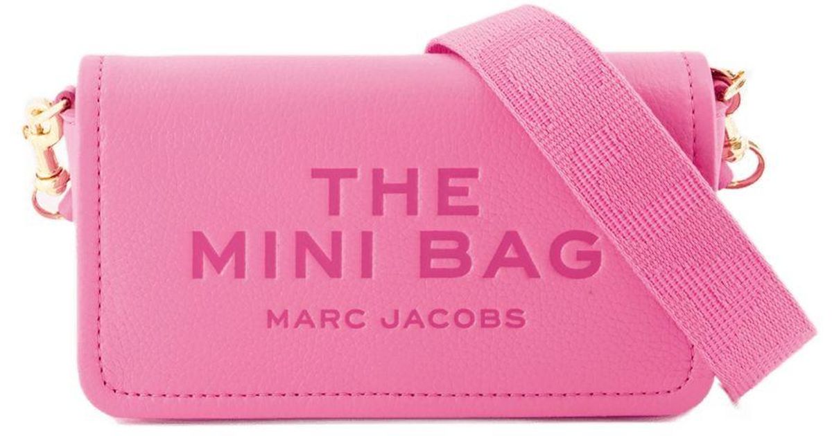 Marc Jacobs The Mini Crossbody in Pink | Lyst
