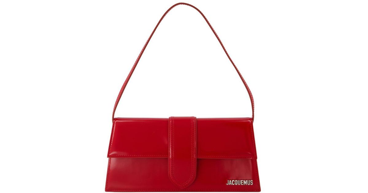 Jacquemus Le Bambino Long Shoulder Bag in Red | Lyst UK