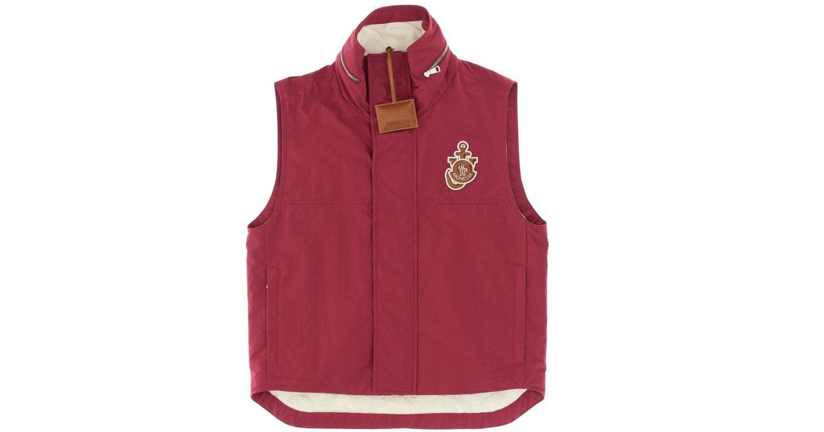 Moncler Genius Tryfan Padded Vest 1 Jw Anderson in Red | Lyst