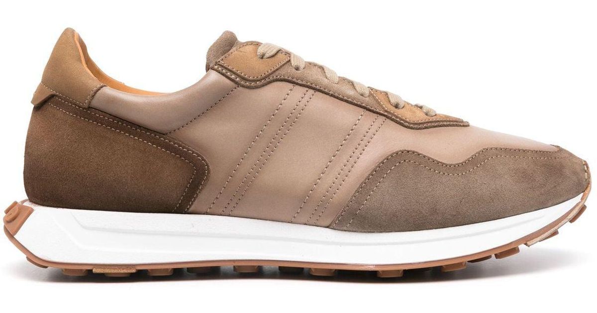 Magnanni Magnani Romero Ii Panelled Sneakers in Brown for Men | Lyst