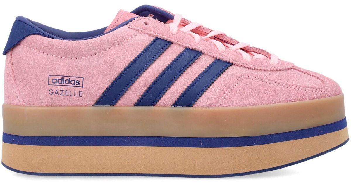 adidas Originals Gazelle Stack Platform Sneakers in Pink | Lyst UK