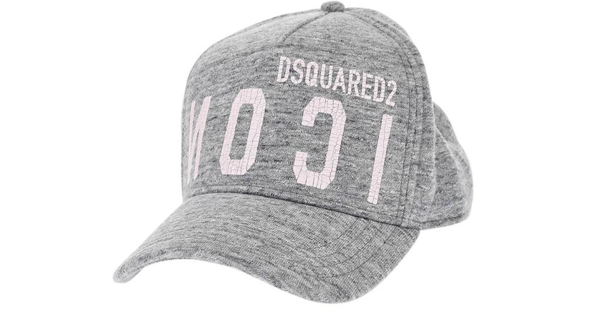 DSquared² Icon Cracked Logo Baseball Cap in White for Men | Lyst UK
