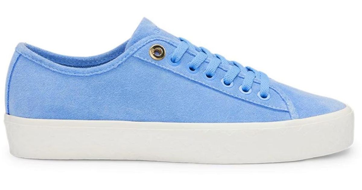 BOSS Hugo Aiden Tennis Low-Top Sneakers in Blue | Lyst UK