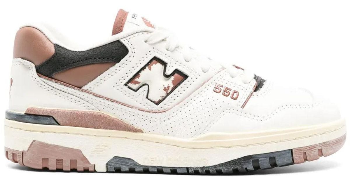 New Balance 550 Vintage Pack Pecan Sneakers in White for Men | Lyst