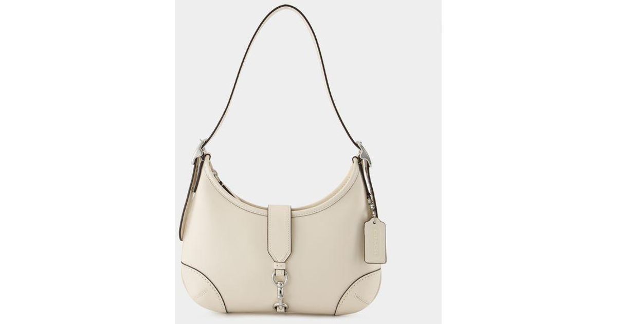 COACH Hamptons Hobo Bag in Natural | Lyst
