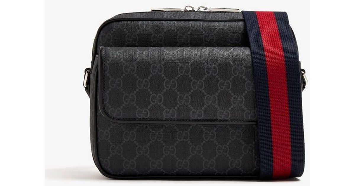 Gucci Gg Shoulder Bag Small in Black for Men | Lyst