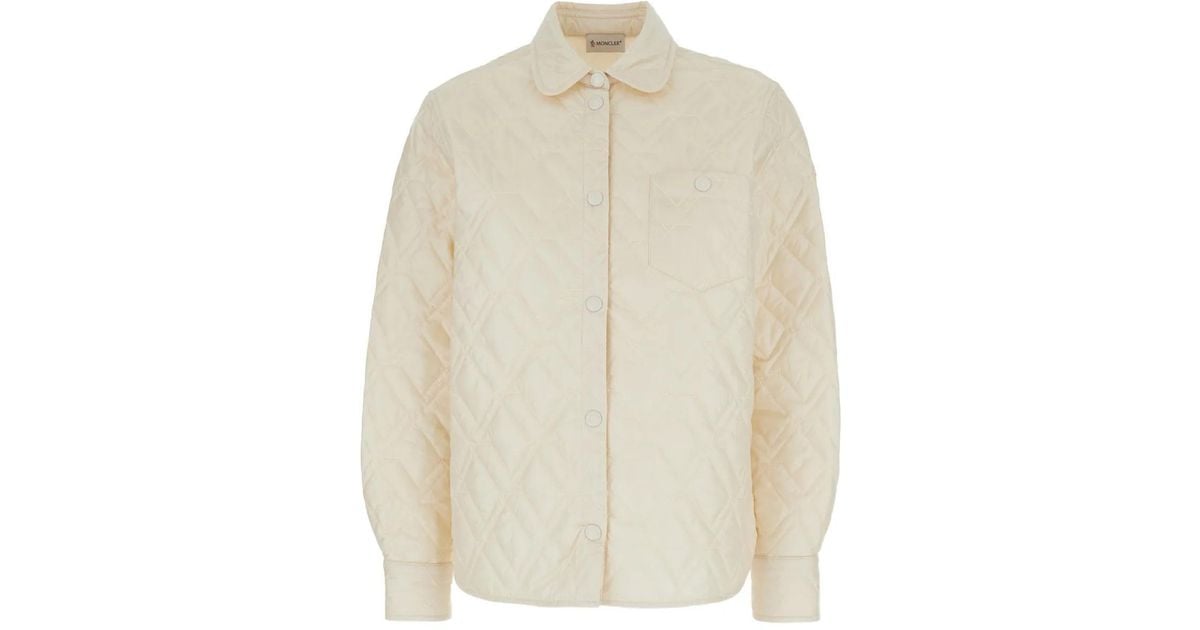 Moncler Jacket With A Quilted Design in White | Lyst UK