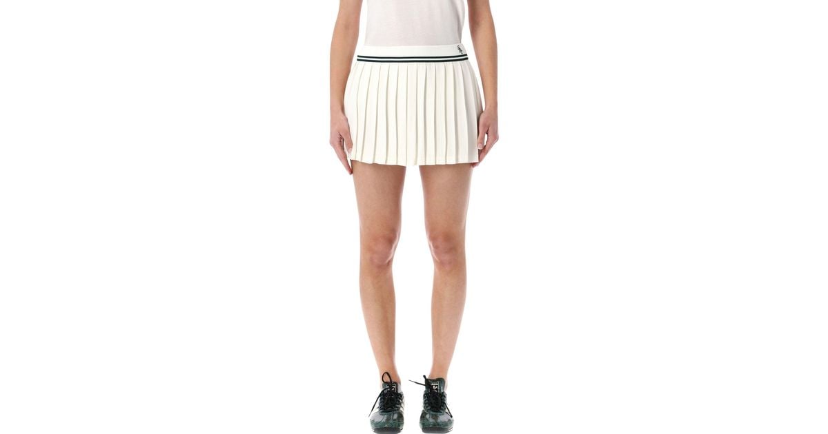 Sporty & Rich Src Abigail Mini Skirt in White | Lyst UK