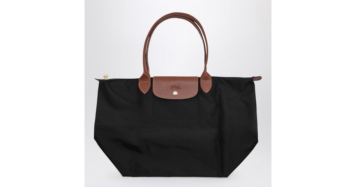 Longchamp Tote Bag Large Le Pliage in Black | Lyst