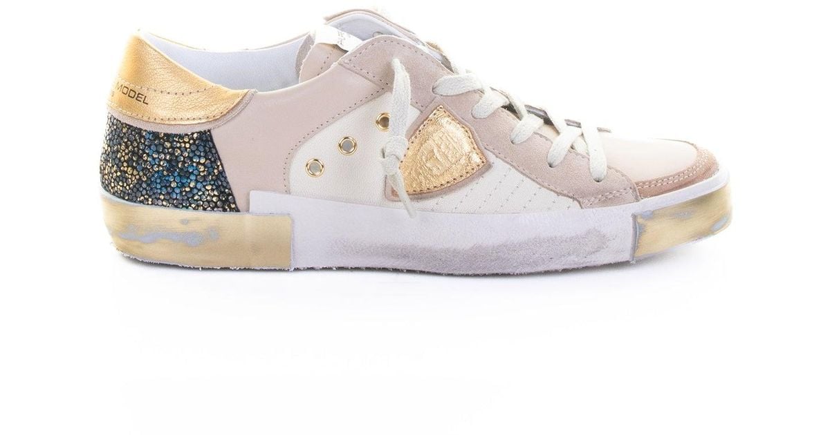 Philippe Model Philippe Model Sneaker Prsx Sand in White | Lyst