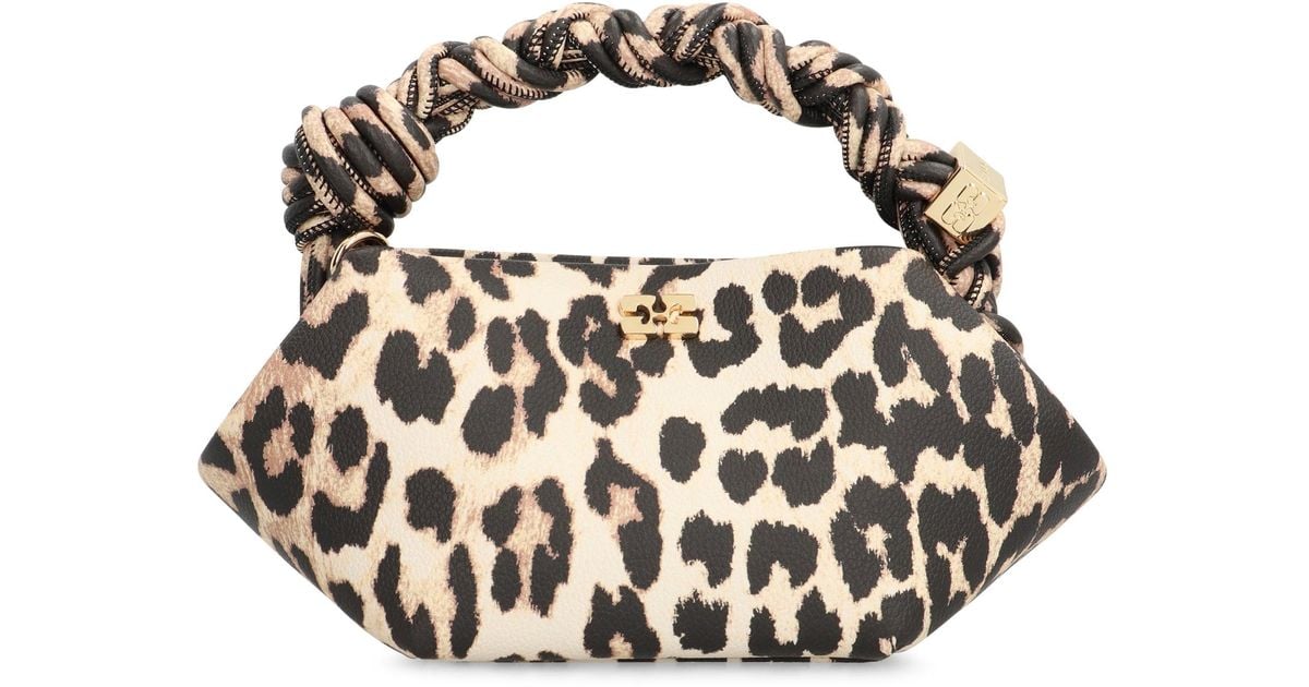 Ganni Mini Bou Bag With Leopard Print | Lyst UK