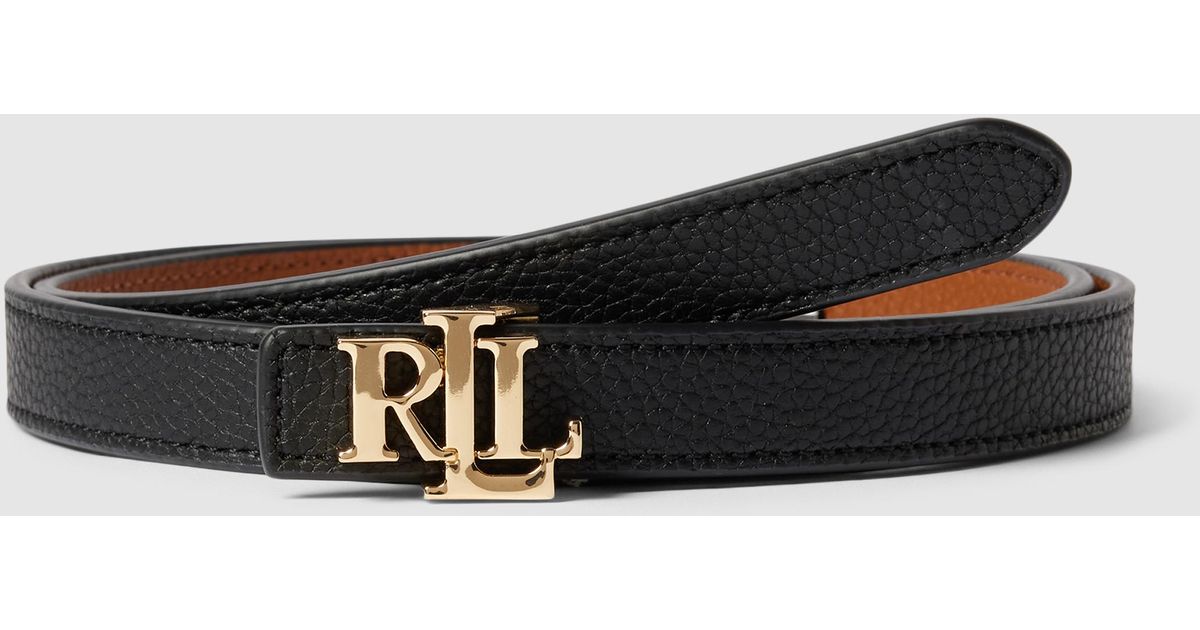 Lauren by Ralph Lauren Riem Met Labeldetails, Model 'dress' in het Wit ...