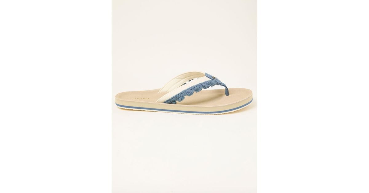FatFace Fatface Somerton Flip Flop in Natural | Lyst UK