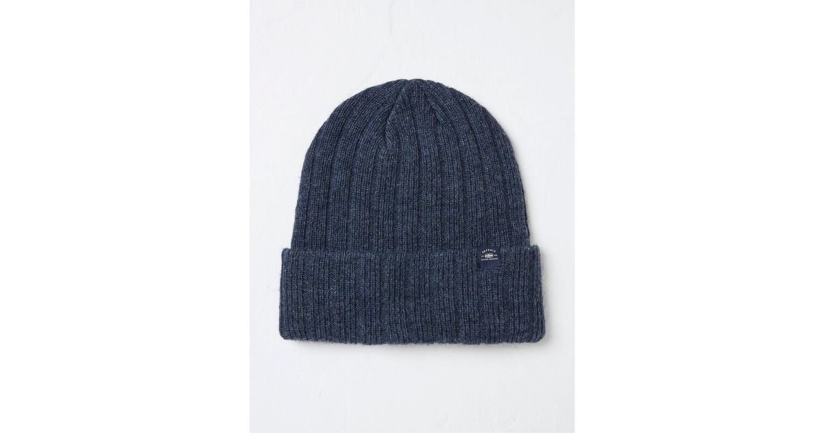 FatFace Fatface Sebastian Rib Beanie in Blue for Men | Lyst UK