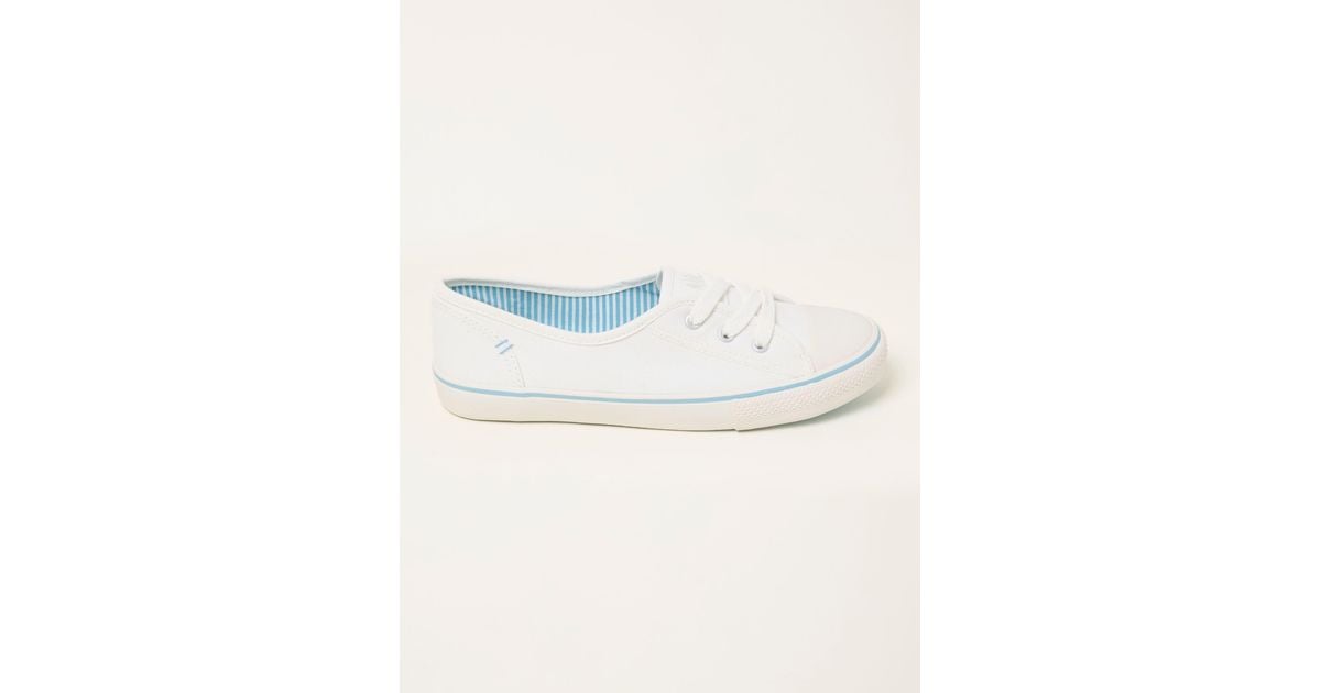 FatFace Fatface Suzie Ballet Trainer in Natural | Lyst UK