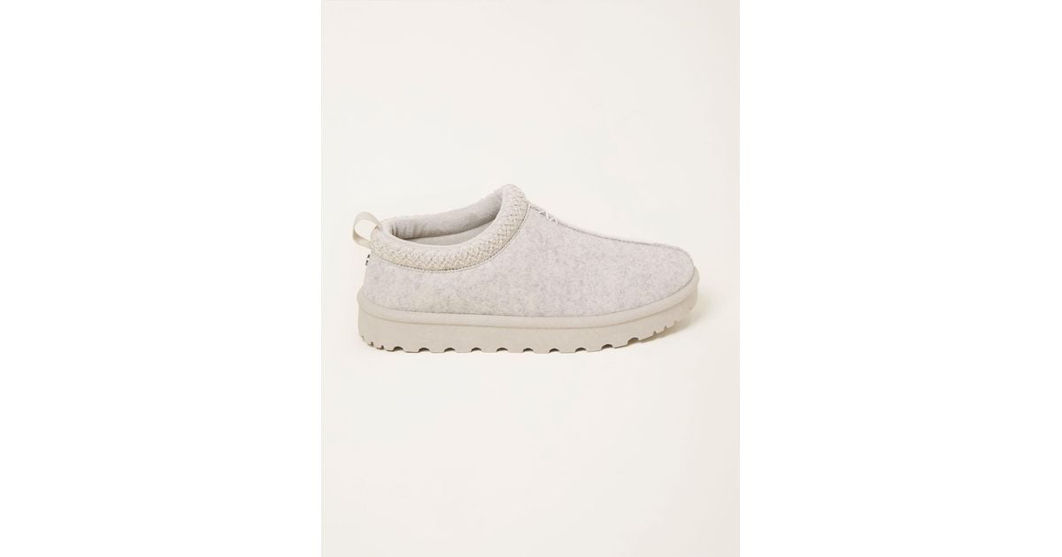 FatFace Fatface Lyra Felt Mule Slipper in Natural | Lyst UK