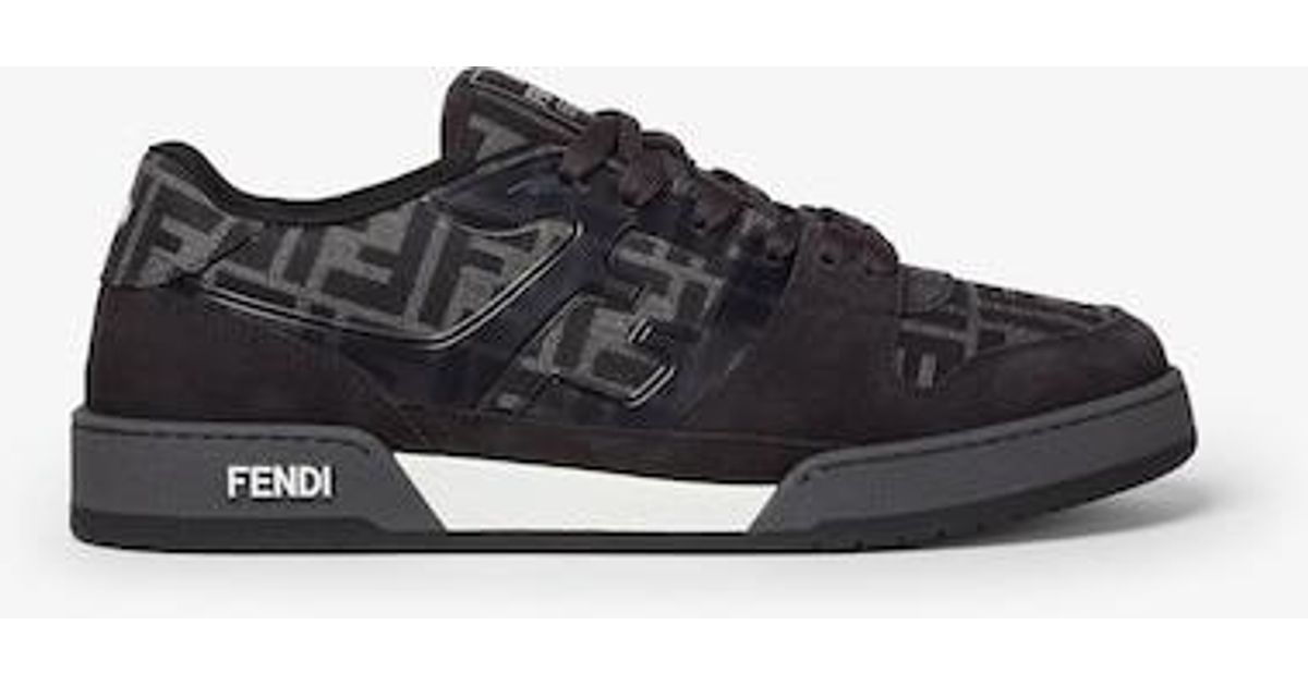 Fendi Match Trainers in Black for Men | Lyst