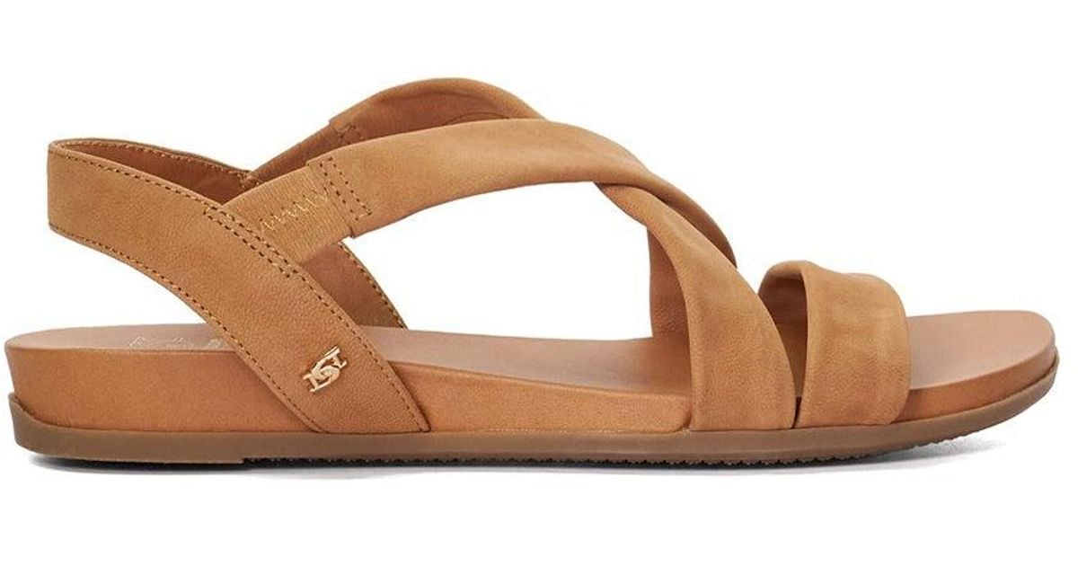 Dune Landies Heeled Sandals in Brown | Lyst UK