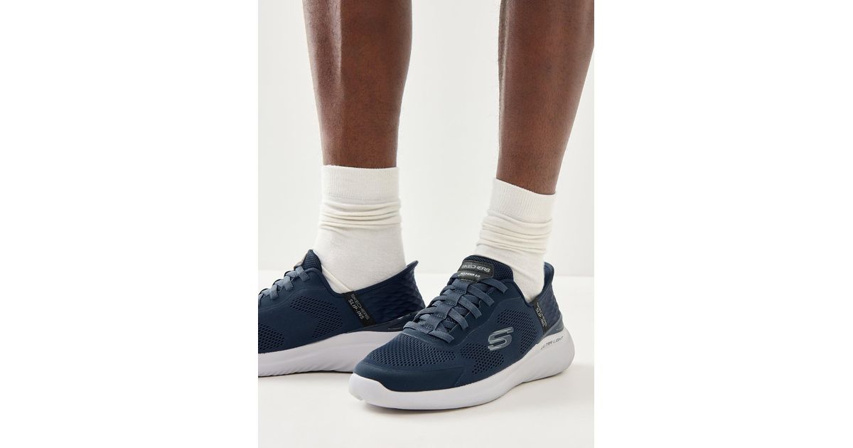 Skechers Bounder 2.0 Emerged Trainer in Blue | Lyst UK