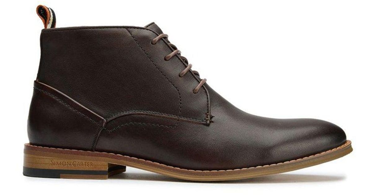 Simon Carter Byrd 2 Chukka Boots in White for Men | Lyst UK
