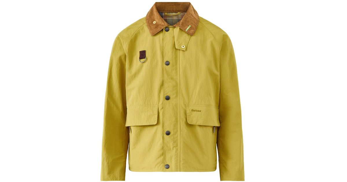 Barbour Icons Spey Jacket in Yellow for Men | Lyst UK