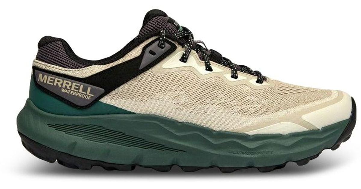 Merrell Nova 4 Waterproof Trainers in Green for Men | Lyst UK
