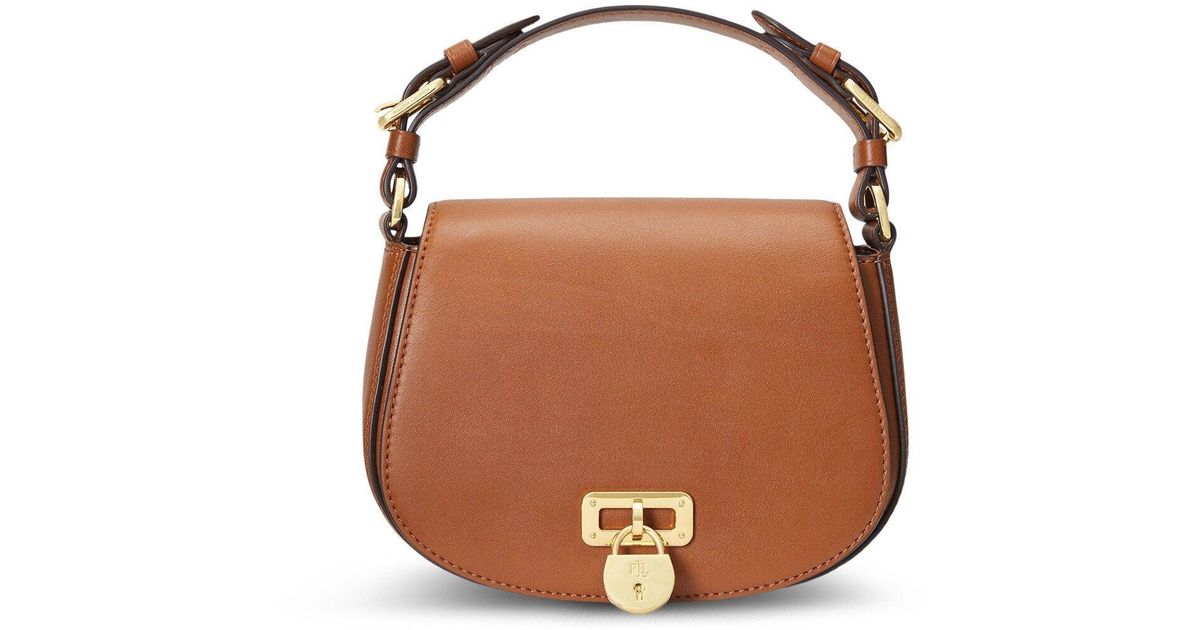 Ralph Lauren Tanner Crossbody Bag Medium in Brown | Lyst UK