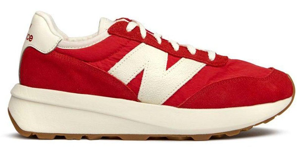 New Balance 370 Trainers in Red for Men | Lyst UK