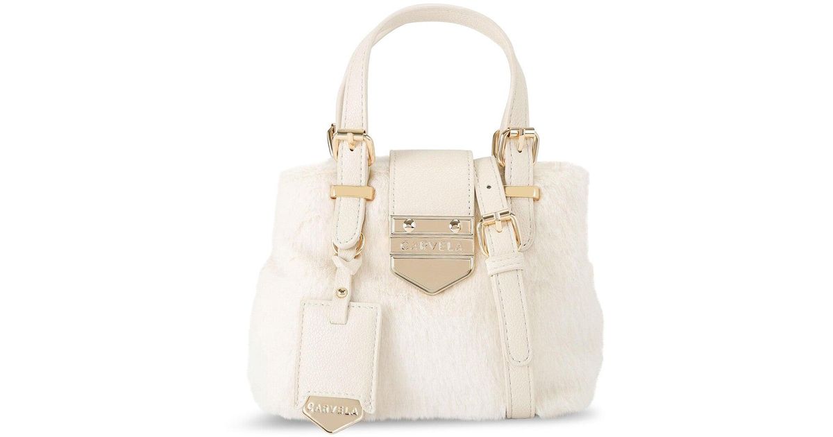 Carvela Kurt Geiger Maria Micro Fur in White | Lyst UK