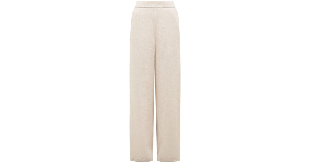 Forever New Martha Wide Leg Pants in White | Lyst UK