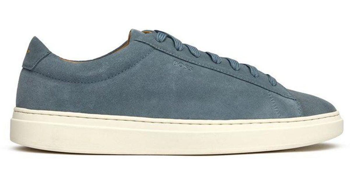 BOSS Kieran Trainers in Blue for Men | Lyst UK