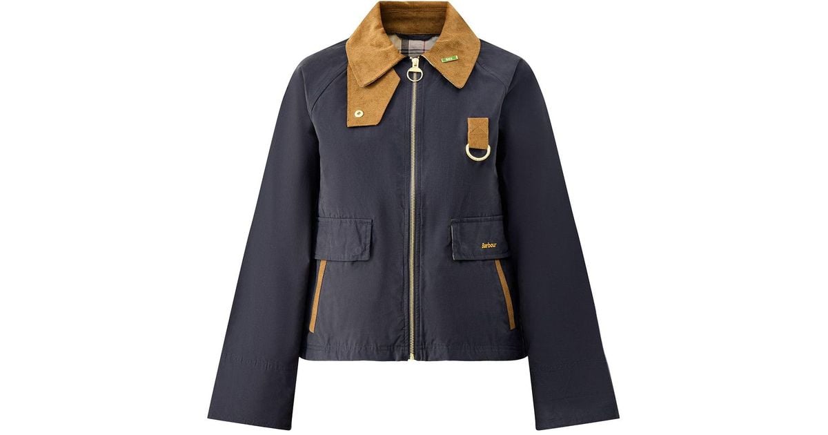 Barbour Icons Spey Showerproof Jacket in Blue | Lyst UK
