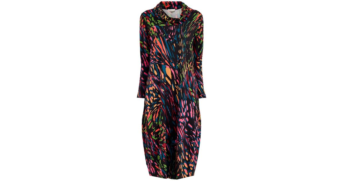 Sahara Bright Scattered Wings Dress in Black | Lyst UK
