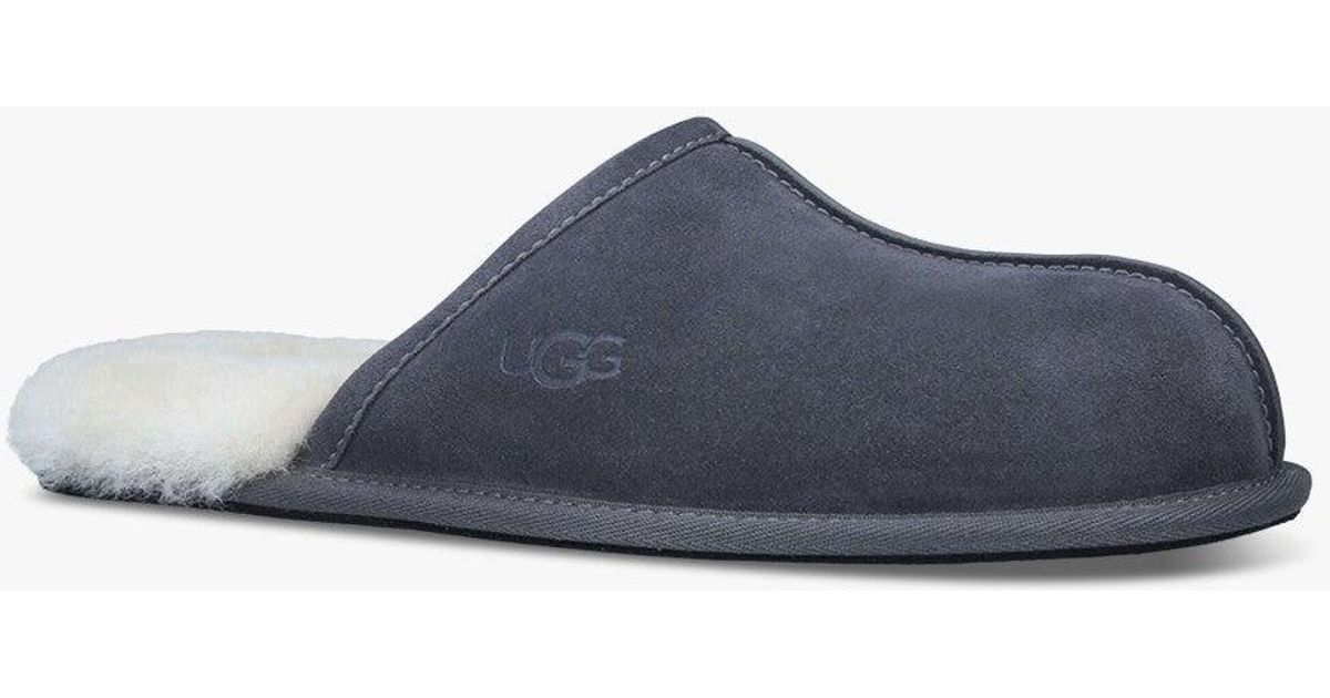 UGG Scuff Shearling Slippers in Blue for Men | Lyst UK