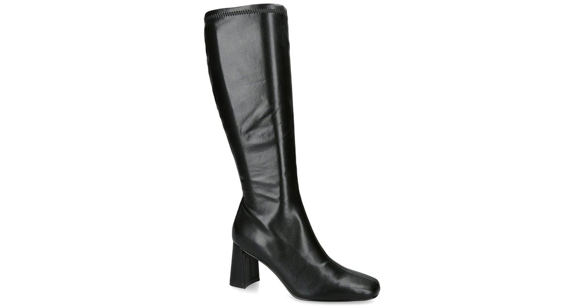 Steve Madden Holly Knee High Heeled Boots in Black | Lyst UK