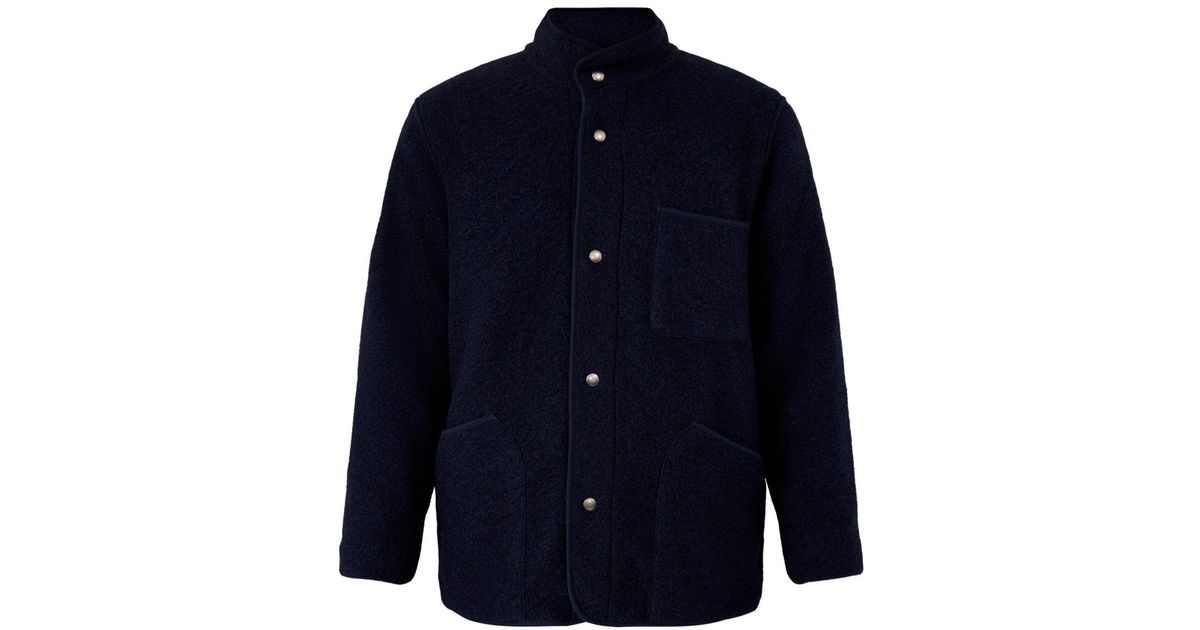 Hartford Jock Knitted Jacket in Blue for Men | Lyst UK
