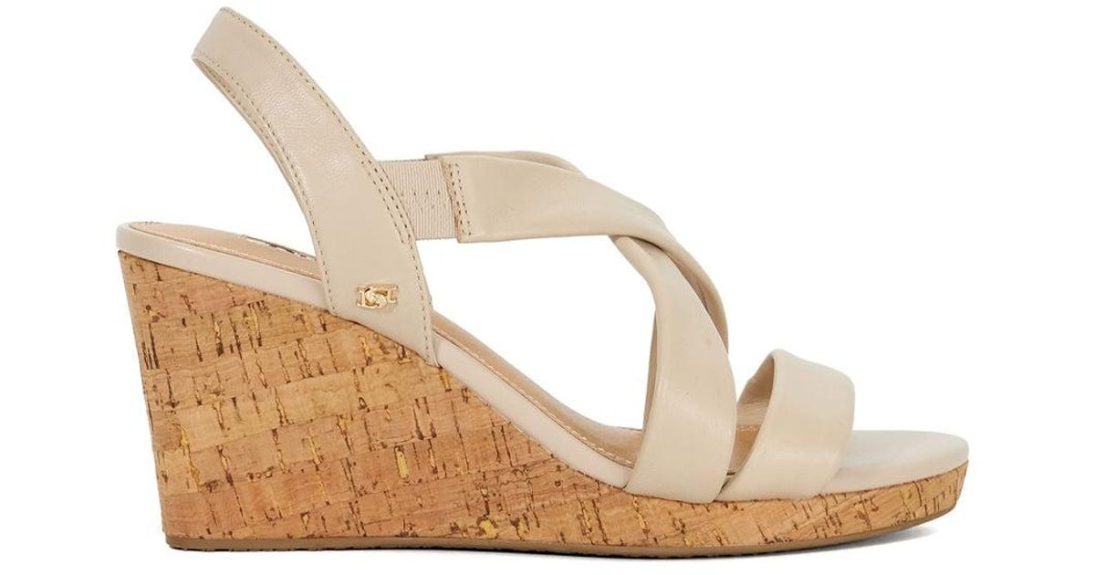 Dune Kamies Heeled Sandals in White | Lyst UK