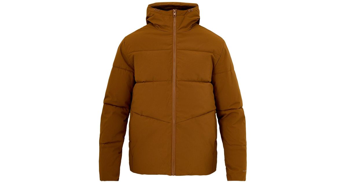 Jack & Jones Adult Global Puffer Jacket in Brown for Men | Lyst UK