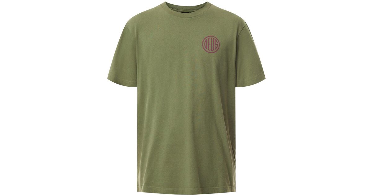 DEUS Pill Logo T-Shirt in Green for Men | Lyst UK