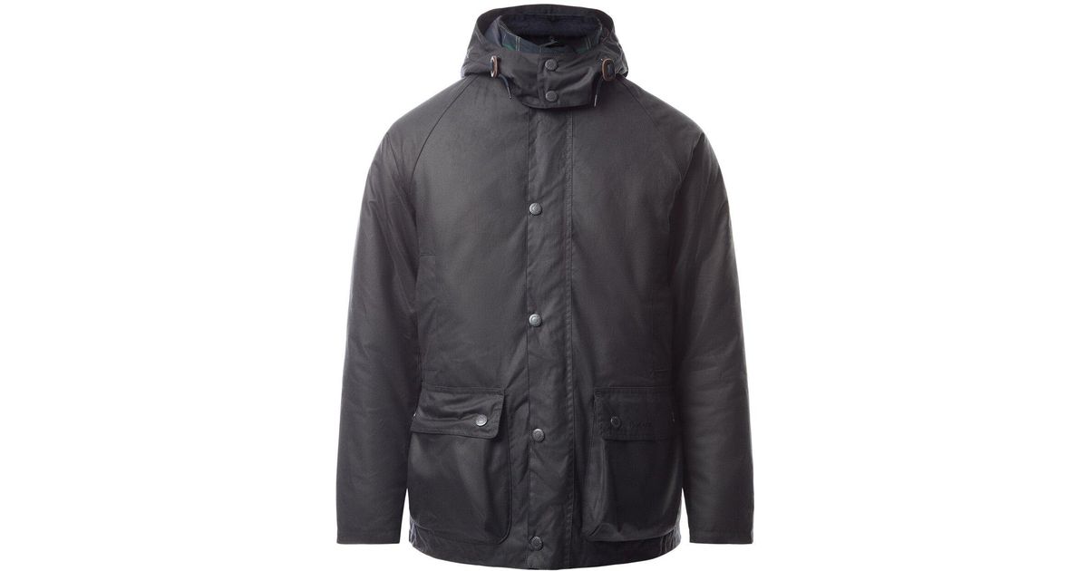 Barbour Modern Beaufort Waxed Jacket in Grey for Men | Lyst UK