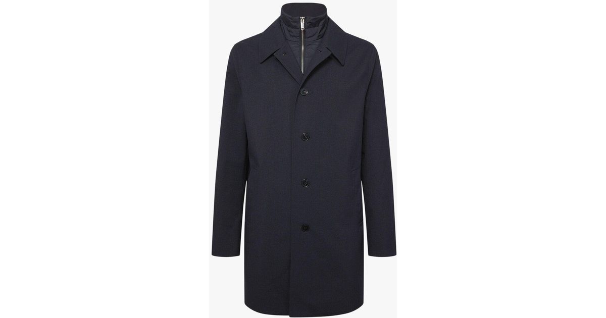 Reiss Perrin Mac With Removable Funnel-Neck Insert in Blue for Men ...