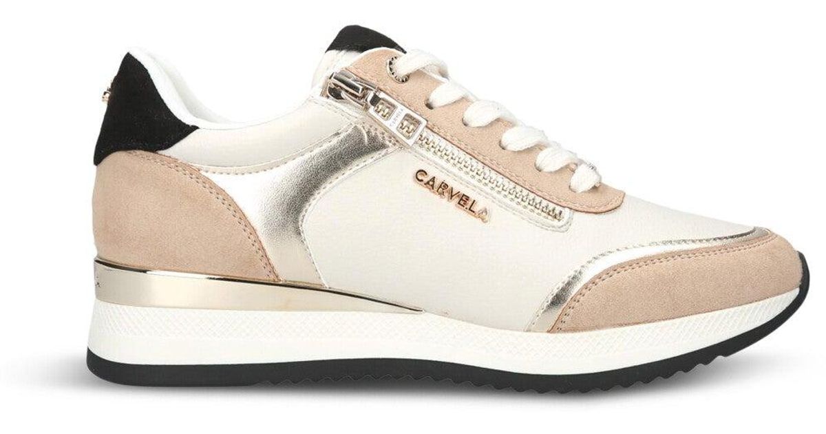 Carvela Kurt Geiger Janeiro Zip Runner in White | Lyst UK