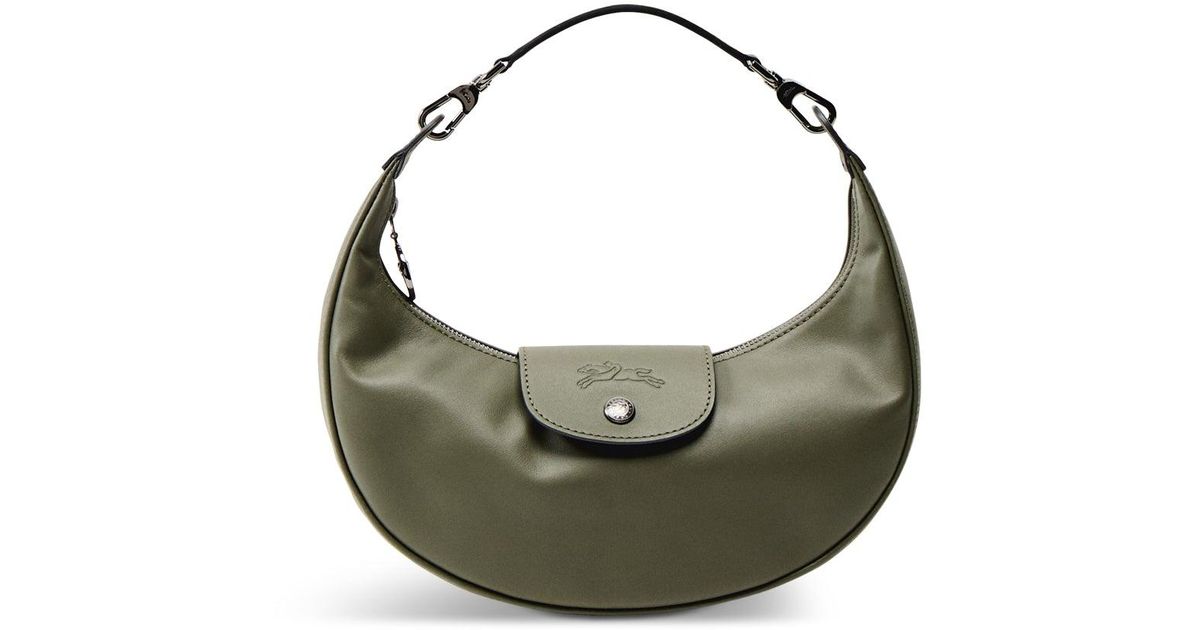 Longchamp Le Pliage Extra Small Hobo Bag in Metallic | Lyst UK