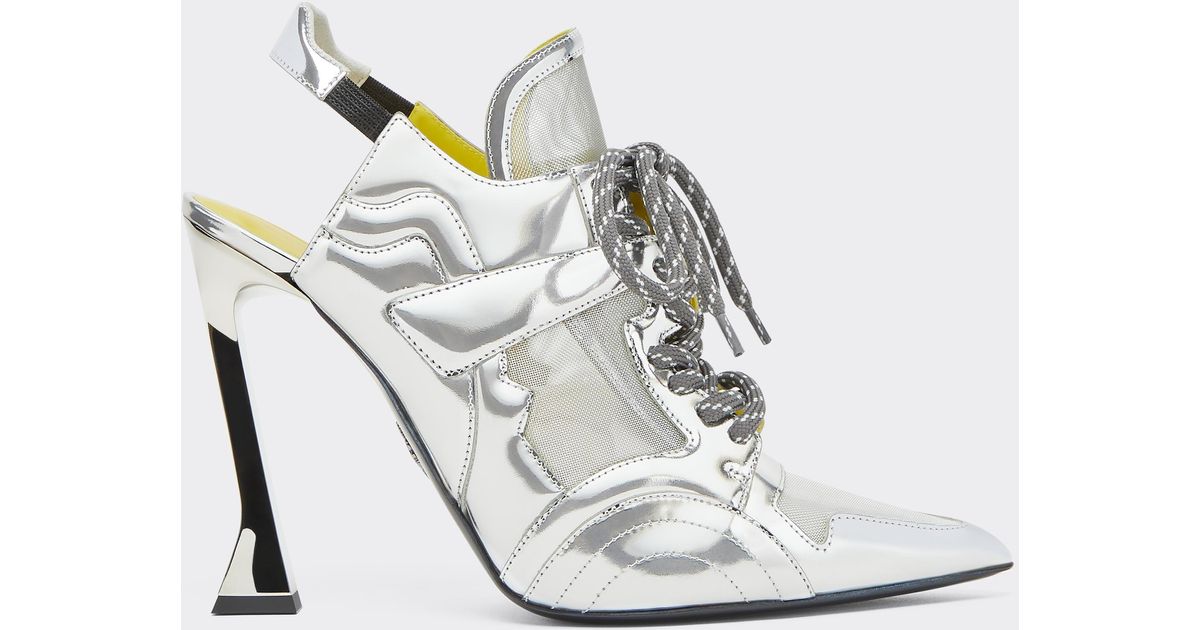 Ferrari Miami Collection Slingback Sandals in White | Lyst