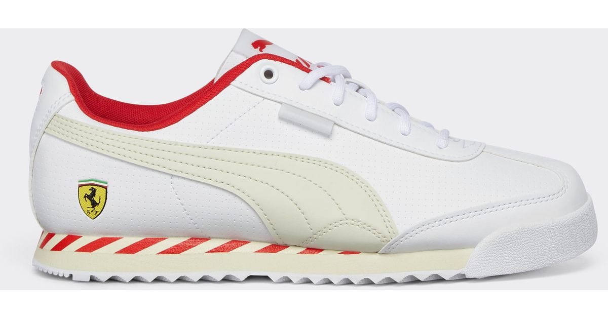 Ferrari Puma For Scuderia Roma Via Trainers in White | Lyst