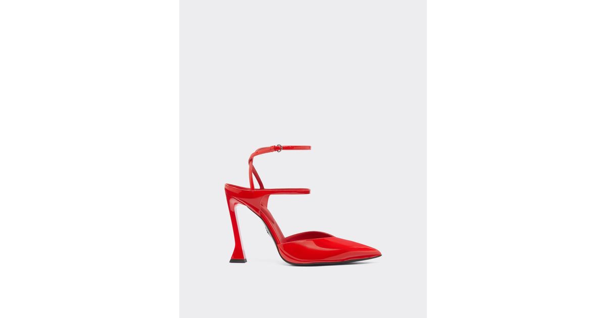 Ferrari Pump Shoe in Red | Lyst
