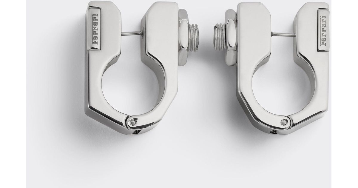 Ferrari Earrings With Finish in White | Lyst UK
